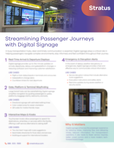 Streamlining Passenger Journeys with Digital Signage - National Sign ...